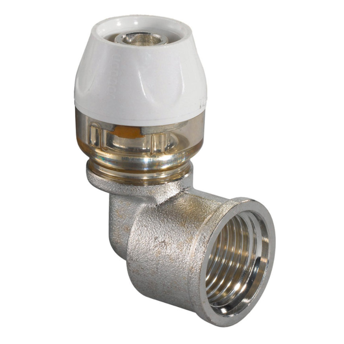 Uponor RTM knie 90° steek x binnendraad 16 mm x ½"