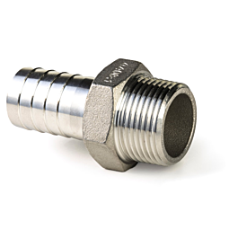 RVS slangtule 1 x buitendraad 1/2" x 11.0 mm | WitWay.nl