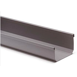 S-lon PVC mini bakgoot 65mm 4 meter grijs | S-lon dakgoten | HWA